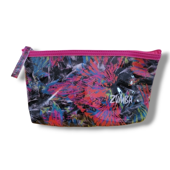 Zumba Fitness | Bags | Printed Rio Zumba Makeup Travel Bag Pink | Poshmark